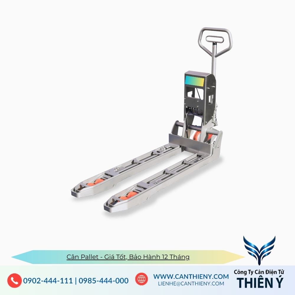 Cân Pallet Inox 304 - chống gỉ sét, bền bỉ, bảo hành 12 tháng.