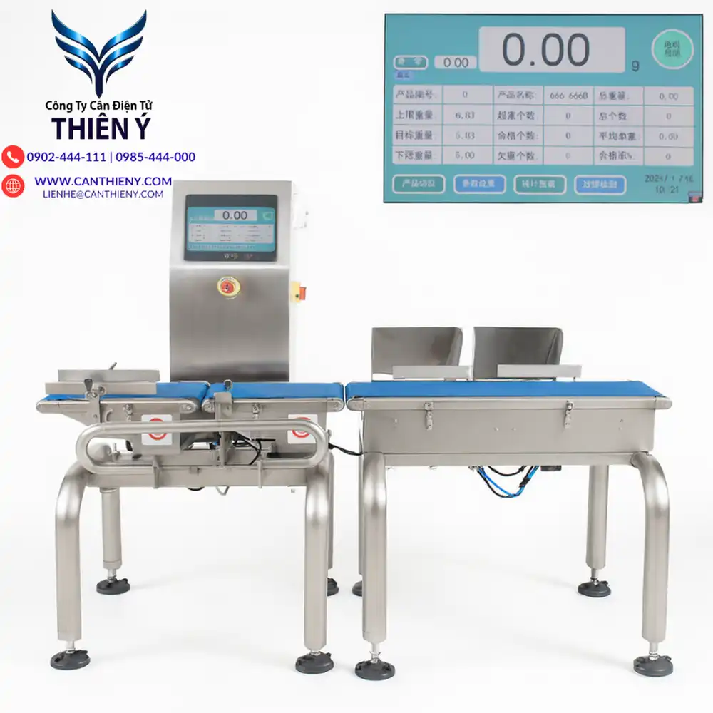 Inline Checkweigher – high speed, industrial weighing system